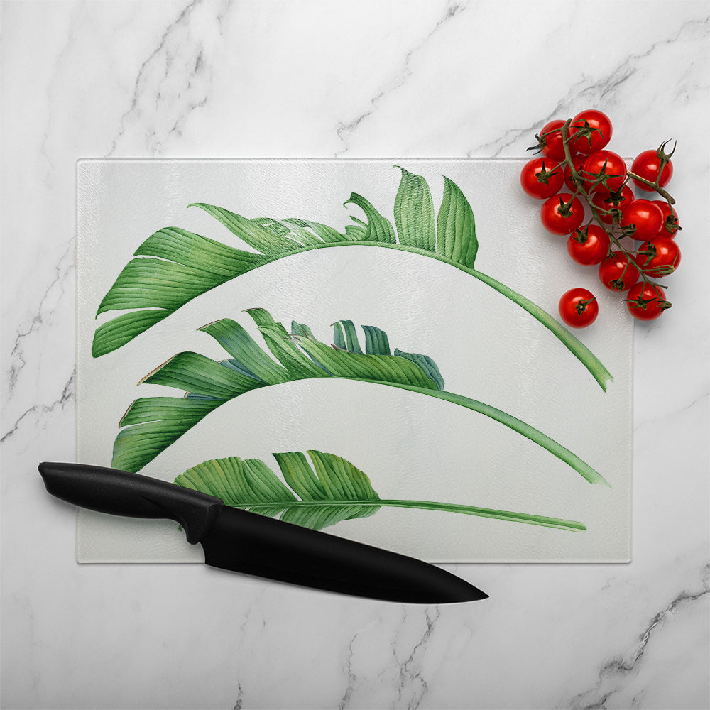 Triple Botanical Glass Chopping Board – Benjamin Tate Design
