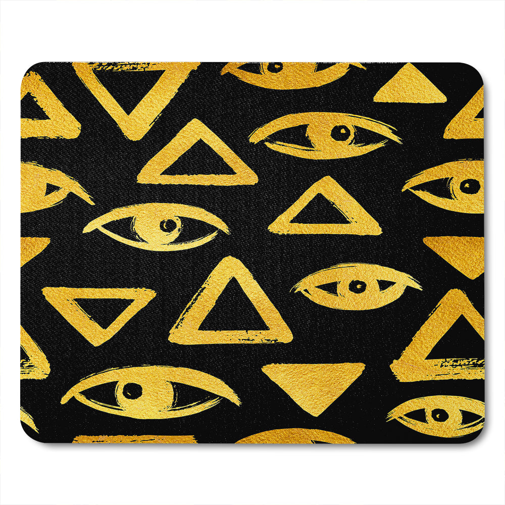 Eyes & Pyramids Mouse Mat – Benjamin Tate Design
