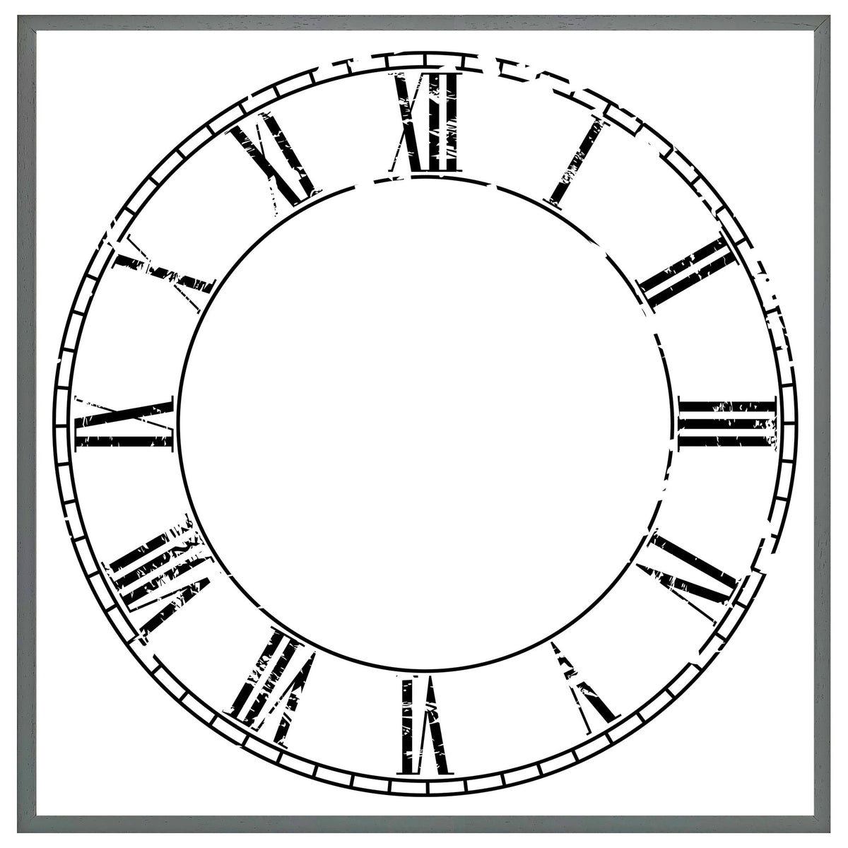 Roman numeral clock (picture Frame) – Benjamin Tate Design