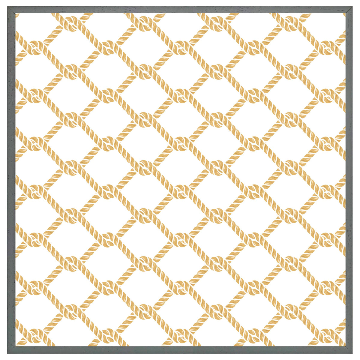 Gold chainlink rope (picture Frame) – Benjamin Tate Design