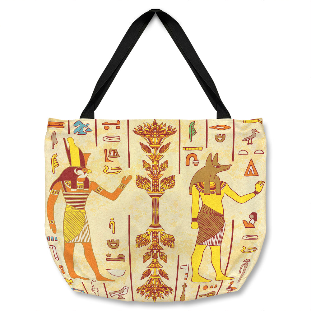 Egyptian Gods & Ancient Egyptian Hieroglyphs Tote bag – Benjamin Tate ...