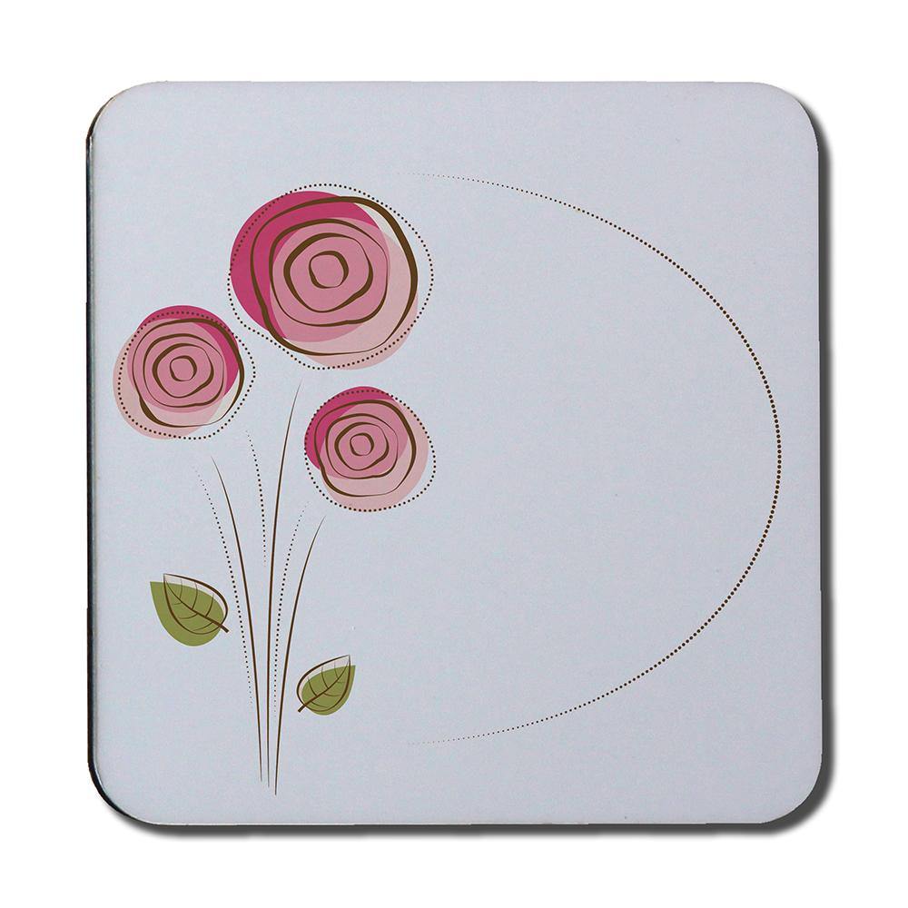 Rose Drawing (Coaster) – Benjamin Tate Design