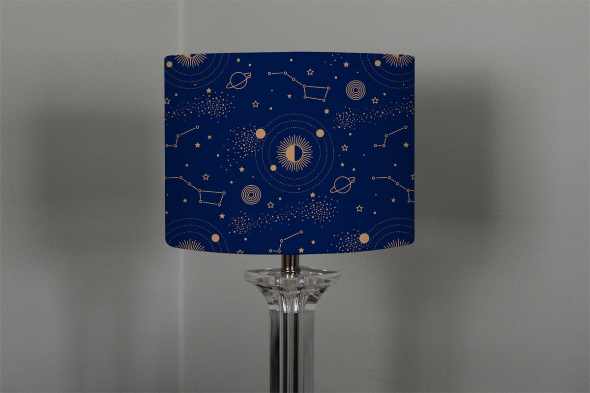 magic night sky map (Ceiling & Lamp Shade) – Benjamin Tate Design