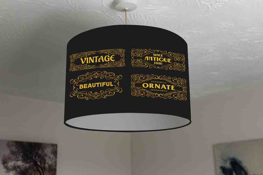 Vintage Swirl Antique Ornament Minimalism (Ceiling & Lamp Shade ...