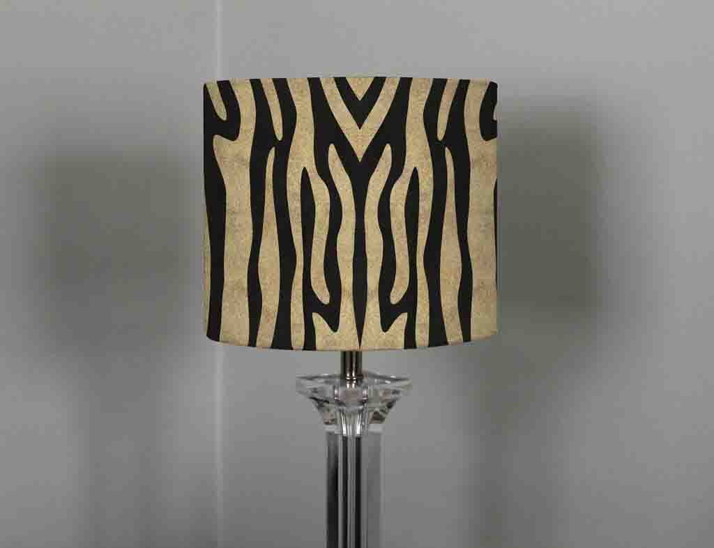 Zebra Stripes in Gold Glitter (Ceiling & Lamp Shade) – Benjamin Tate Design
