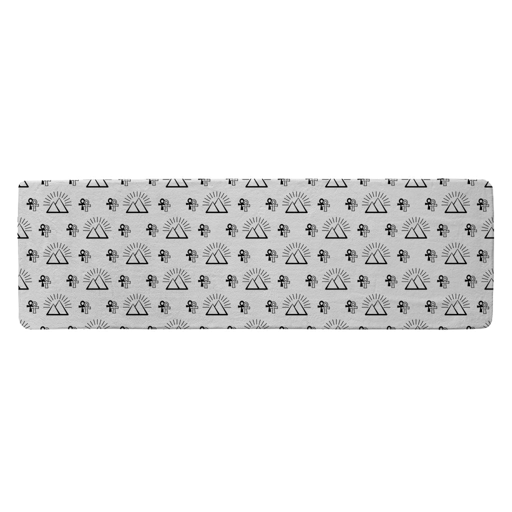 Egyptian pyramid and ankh (Runner Rug) – Benjamin Tate Design