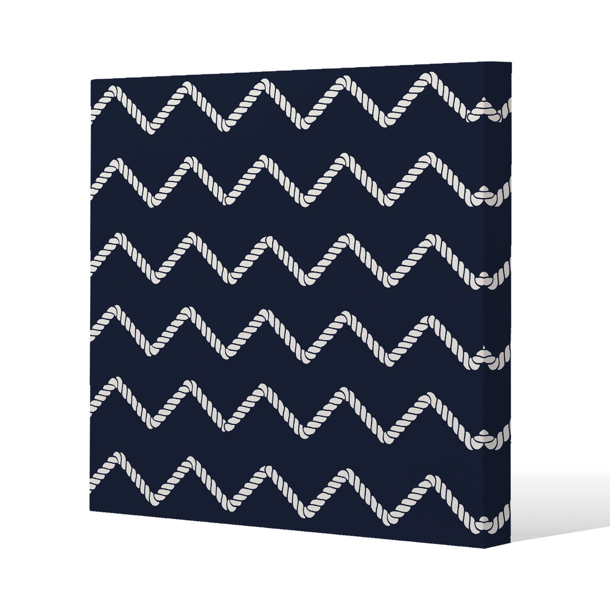 Zig Zagged Rope (Canvas Print) – Benjamin Tate Design