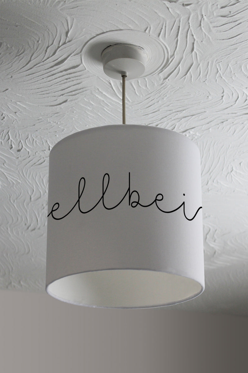 Text Wellbeing (Ceiling & Lamp Shade) – Benjamin Tate Design