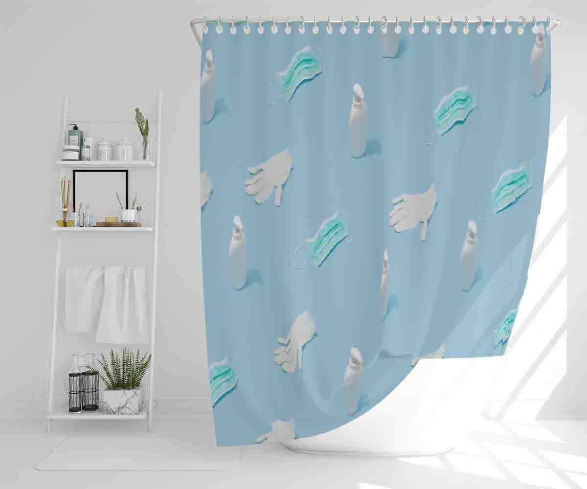 Clean Hygiene Shower Curtain – Benjamin Tate Design